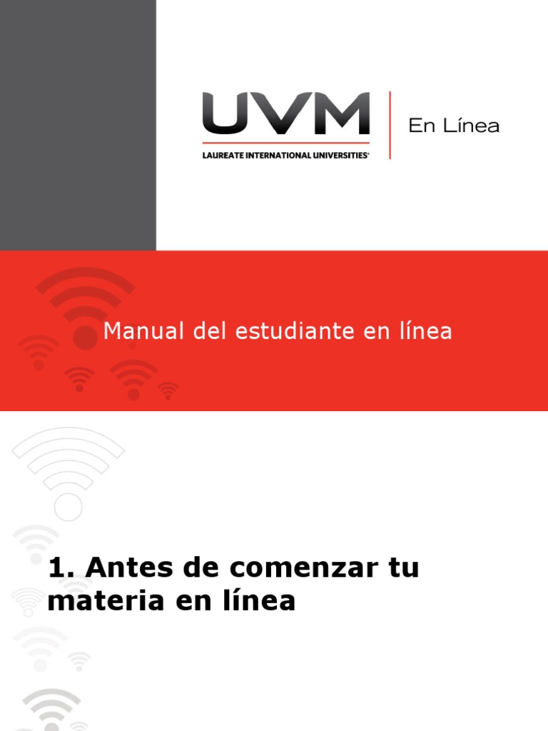 8. Manual Estudiante UVM en Línea | Contraseña | Correo electrónico