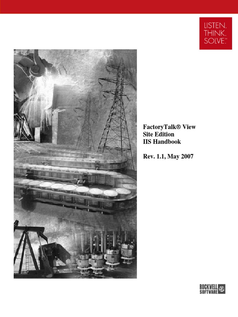FactoryTalk View SE IIS Handbook Rev 1-1 | PDF | Internet Information ...