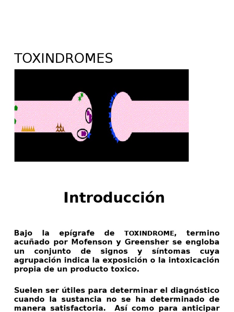 Guía de Toxíndromes para Urgencias | PDF | Acetilcolina | Naloxona