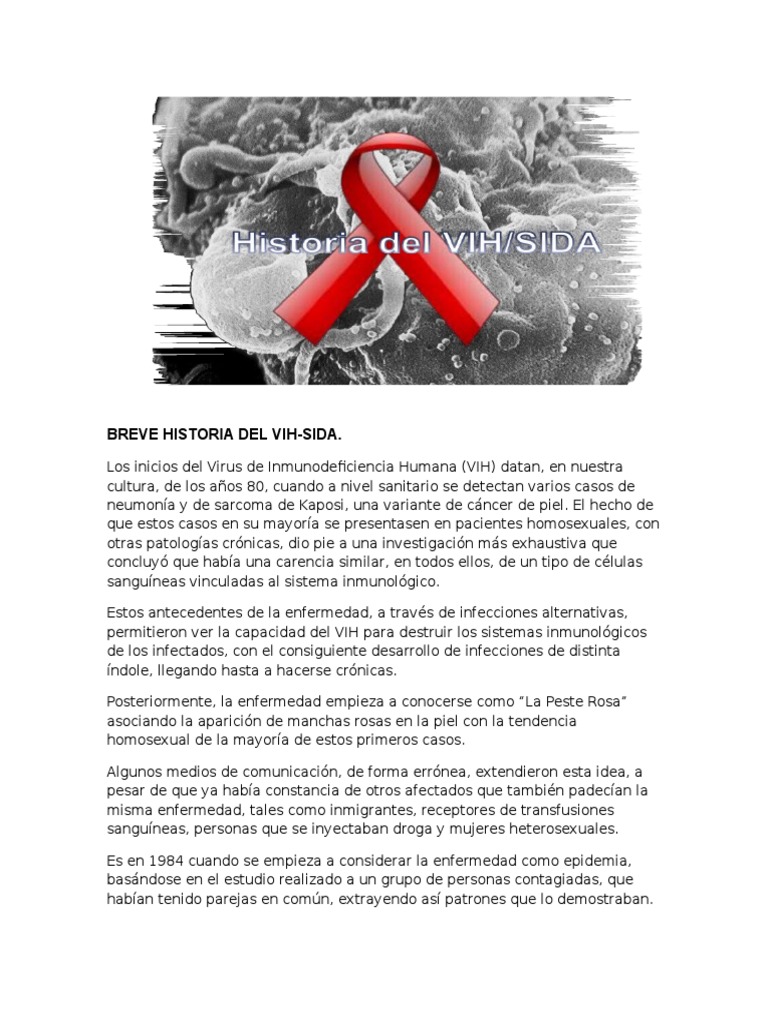 Vih HISTORIA | PDF | VIH / SIDA | Virus