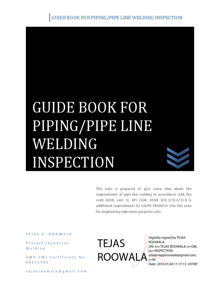 Handbook of Weld Inspection | PDF | Welding | Construction