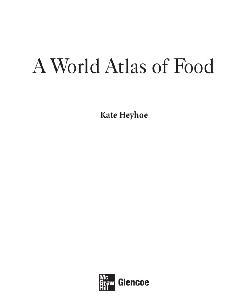 World Atlas of Food | PDF | Geography | Teachers