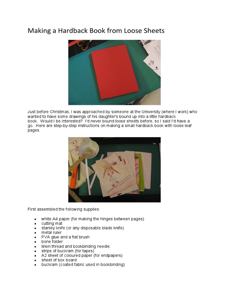 Book Binding | PDF | Bookbinding | Crafts