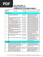 ISO14K and OHSAS 18K Readiness Checklist | PDF | Environmental Impact ...