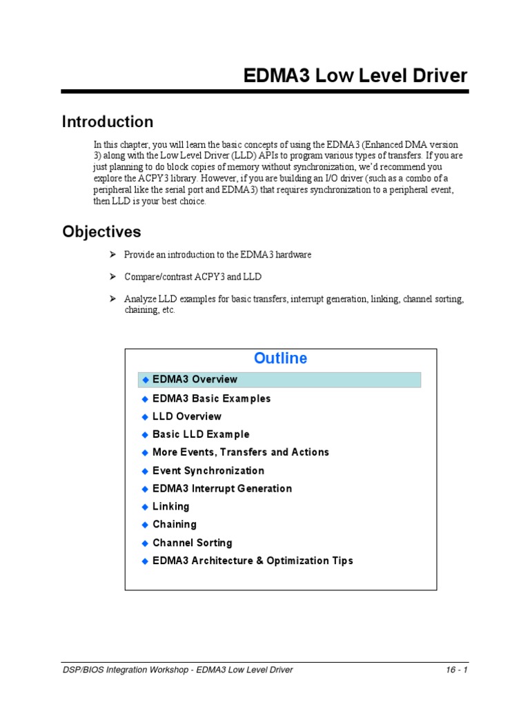 Edma3 LLD | PDF | Computer Programming | Computer Data