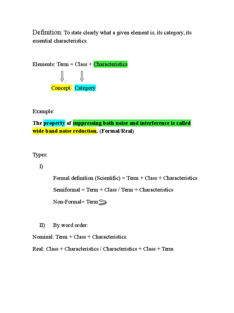 Understanding Element Definitions and Descriptions | PDF