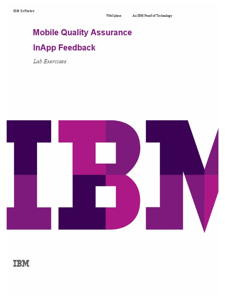 IBM MobileFirst Platform 7.0 POT InApp Feedback V0.1 | PDF | Android ...