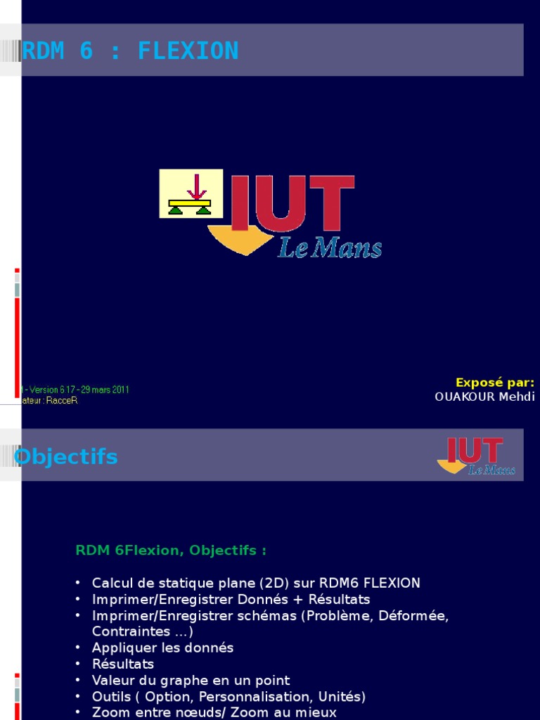 RDM 6 - 1 Flexion | PDF | Flexion (matériau) | Déformation d'un matériau