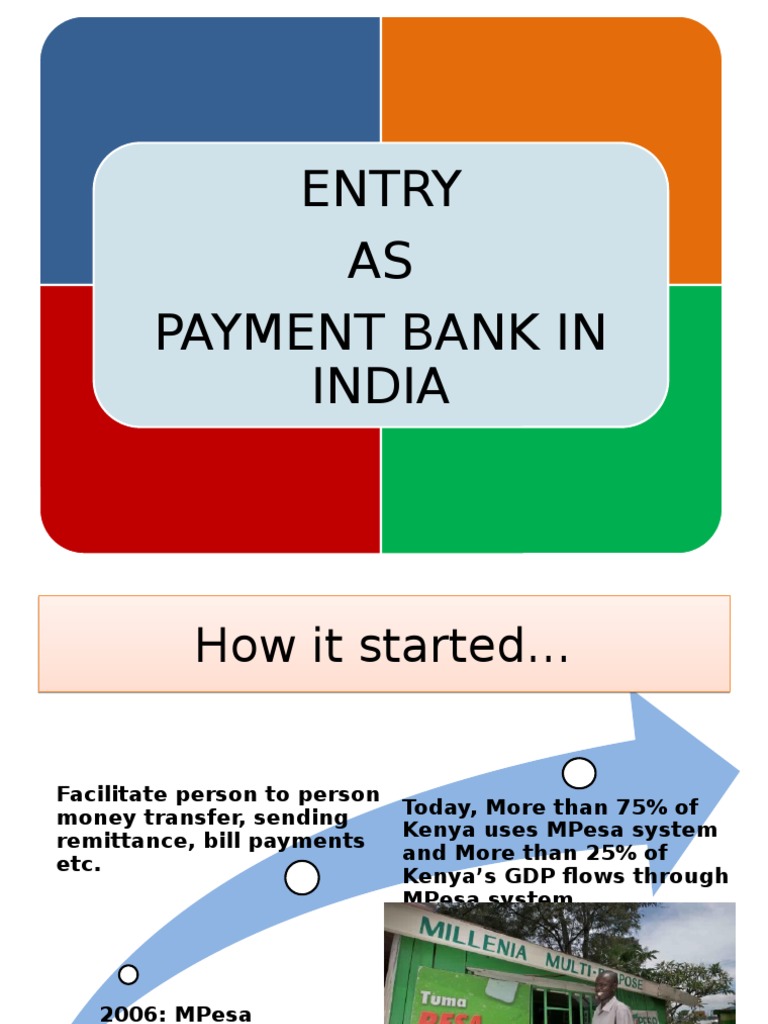 Presentation - Payment Banks | PDF | Banks | Financial Services