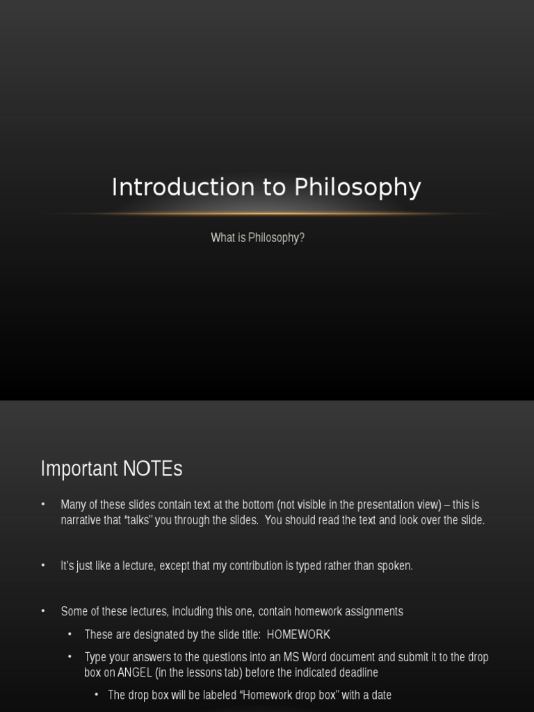 Introduction to Philosophy Overview | PDF | Argument | Inference