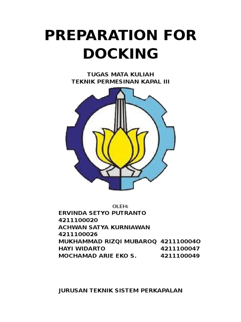 Preparation For Docking | PDF