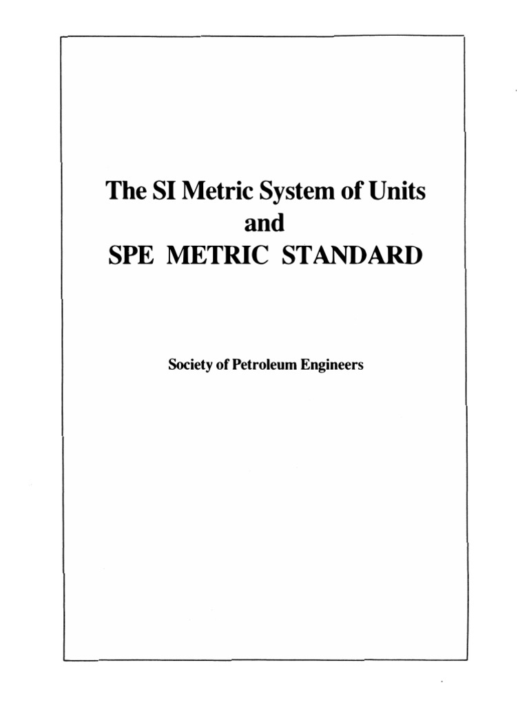 Metric Standard | PDF | Technology & Engineering