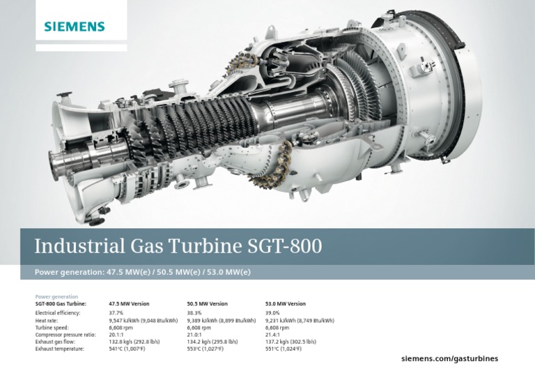 Siemens SGT 800 Poster en | PDF