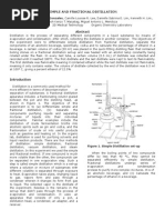 Simple Distillation Lab Report | PDF | Distillation | Continuum Mechanics