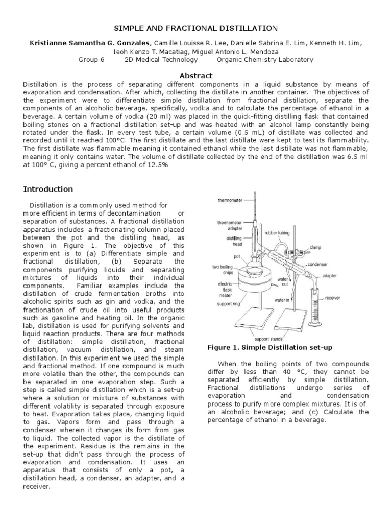 Fractional Distillation | PDF | Laboratories | Distillation