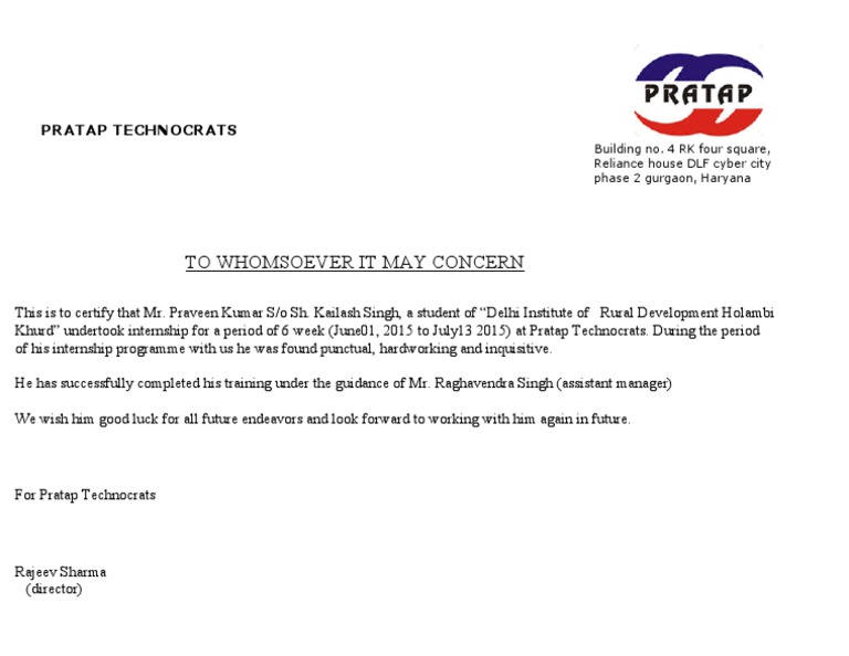 Internship Certificate Praveen PDF | PDF | New Delhi | Delhi Internship Certificate Praveen PDF | PDF | New Delhi | Delhi