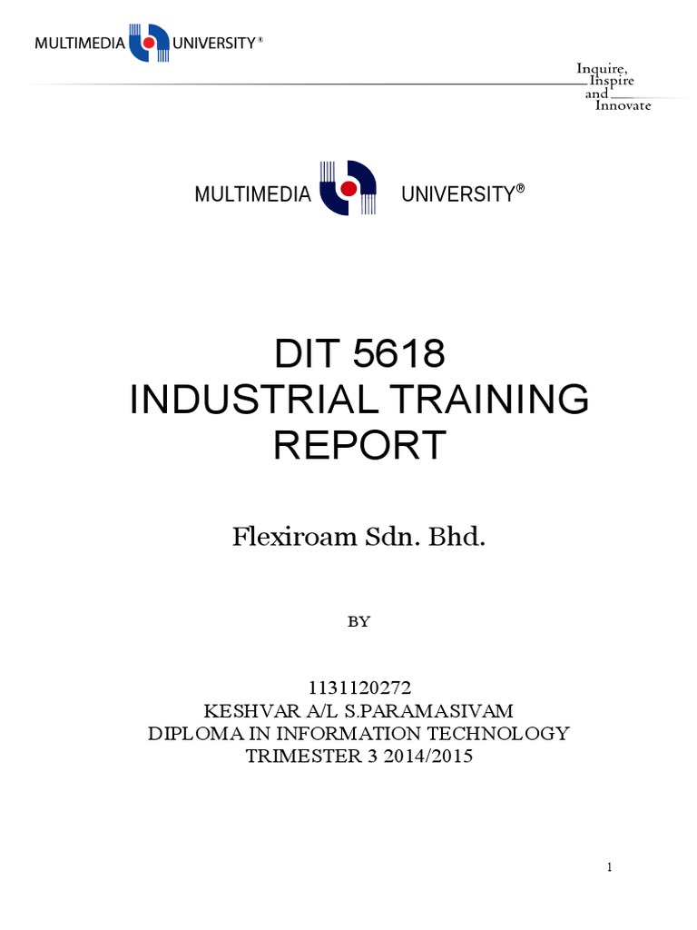 Final Intern Report MMU (Diploma in IT) | PDF | Internship | Job Hunting
