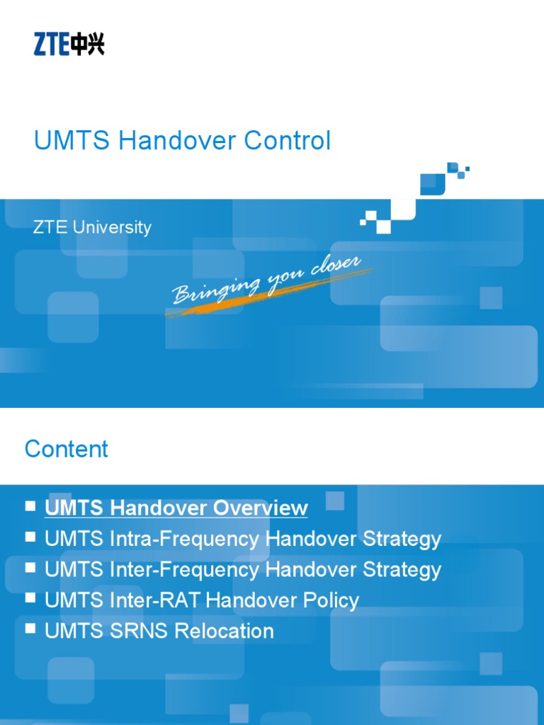 UMTS Handover Strategies Overview | PDF | Decibel | Hysteresis
