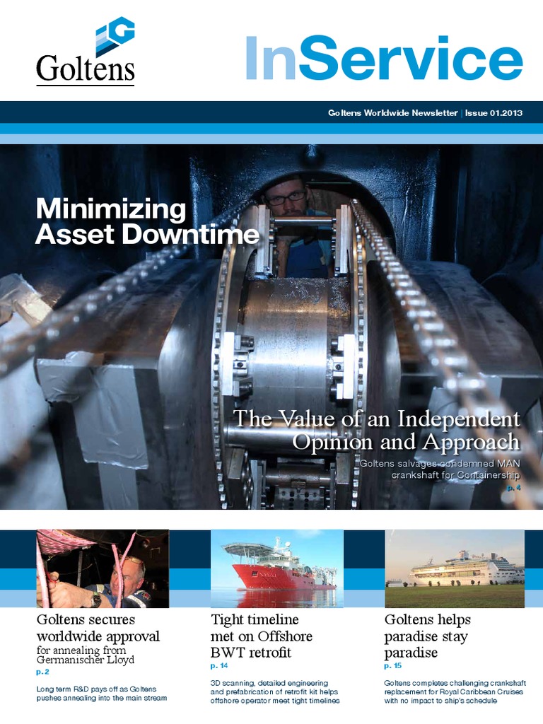 Goltens Inservice2013 Web | PDF | Hydroelectricity | Diesel Engine