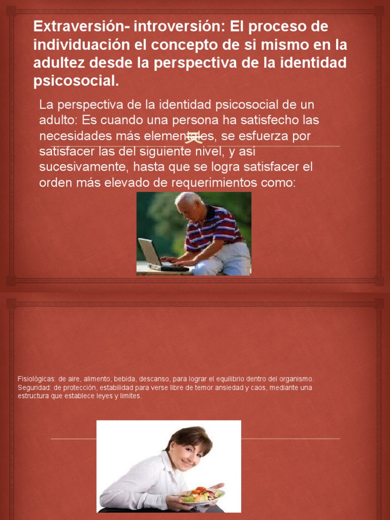 Extraversión y Introversión | PDF | Adultos | Vejez