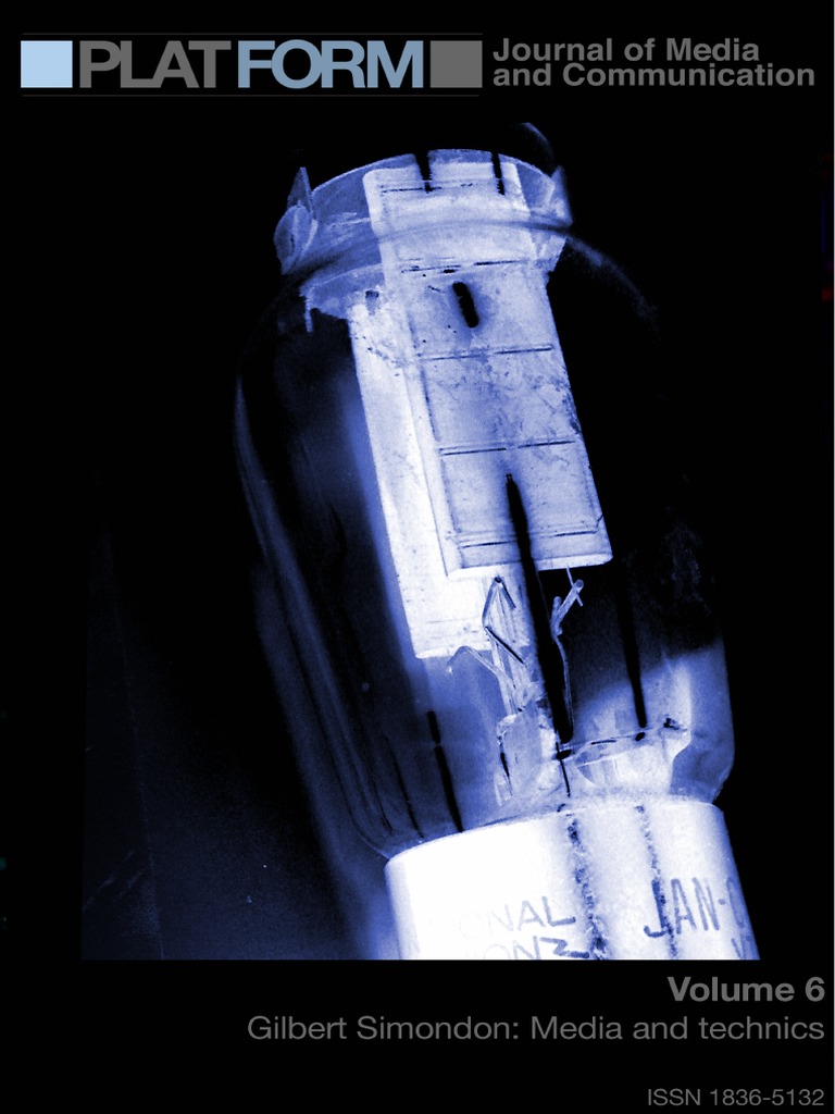 Simondon Techno | PDF | Concept | Thought