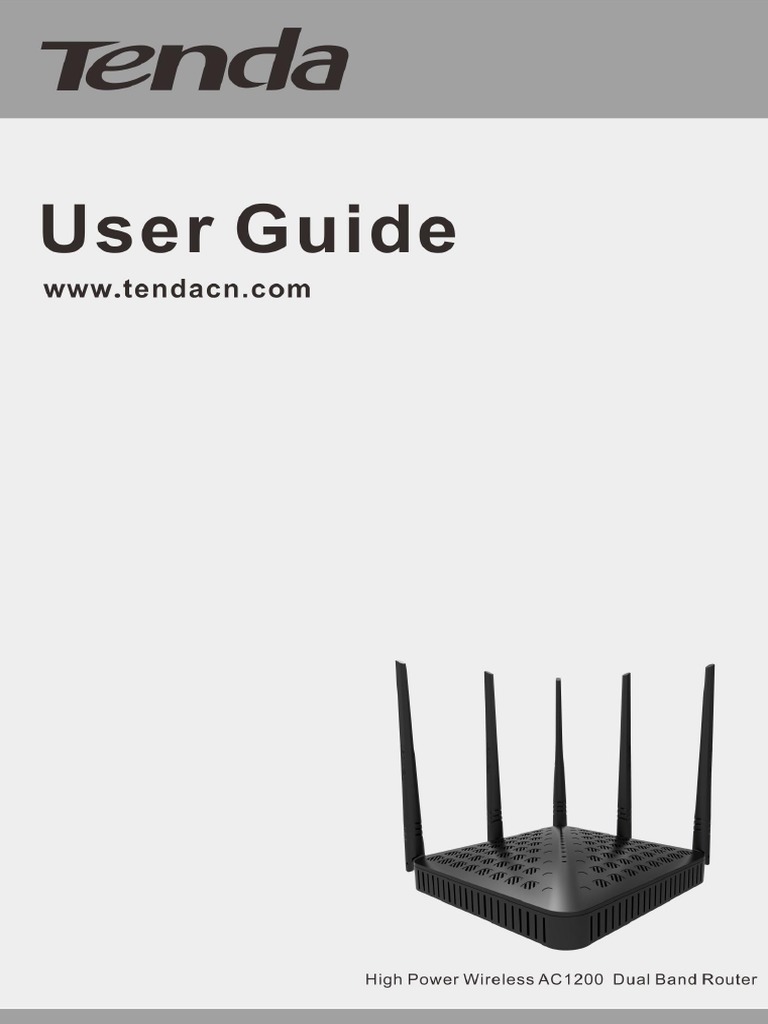 Router Tenda FH1202V1.0 User Guide - Roteador | PDF | Ip Address ...