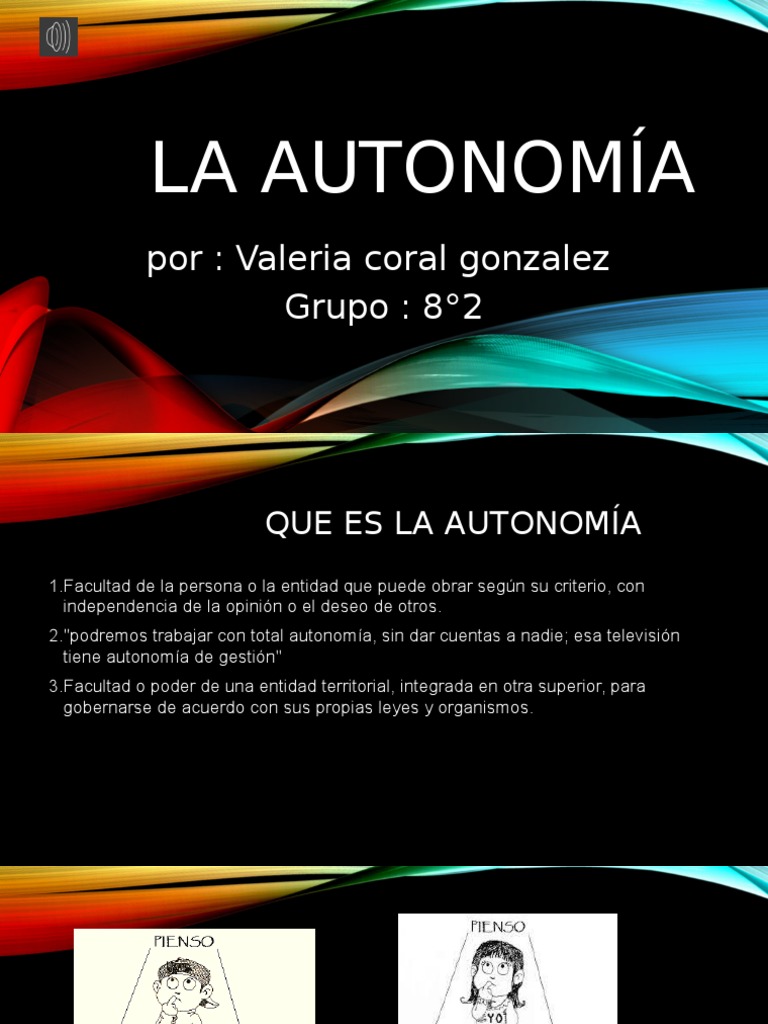 La Autonomía Escolar | PDF | Moralidad | Autonomía