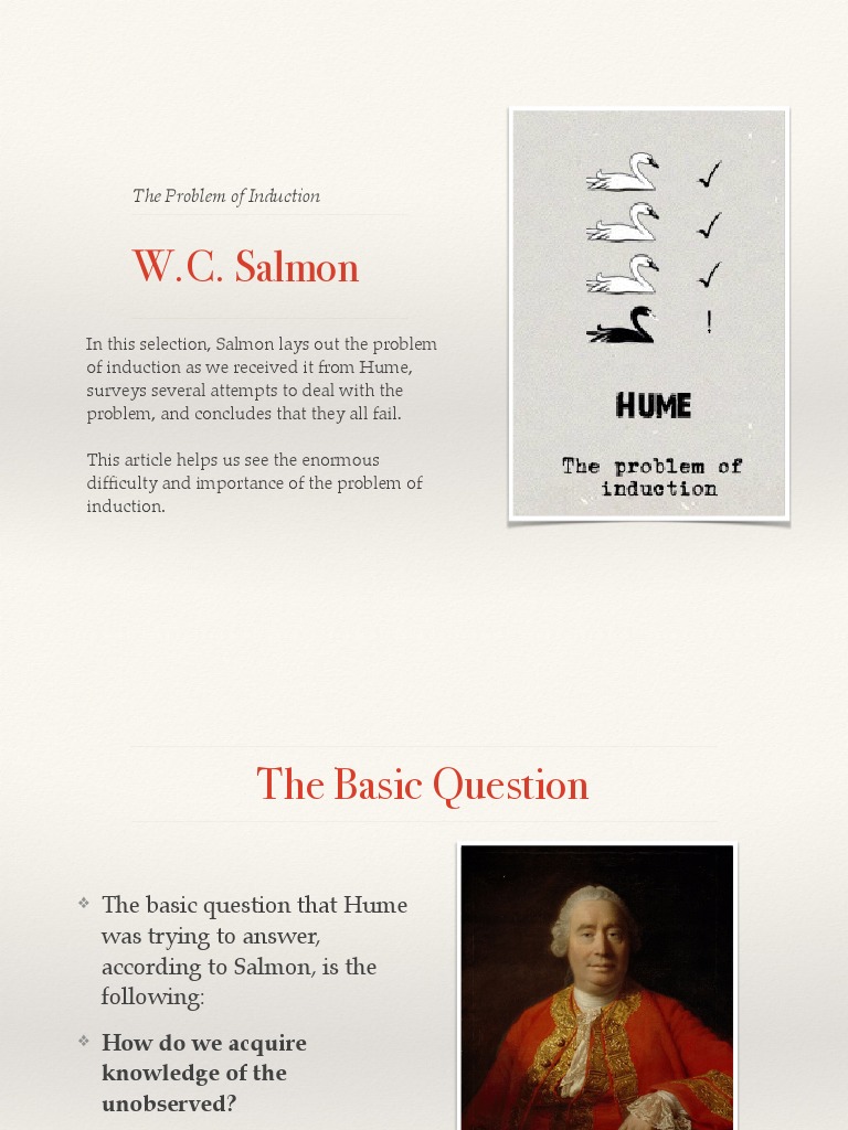 WC Salmon-Problem of Induction | PDF | Inductive Reasoning | David Hume
