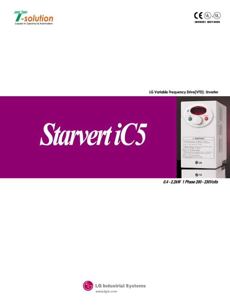 Ls Inverter Ic5 | PDF | Power Inverter | Parameter (Computer Programming)