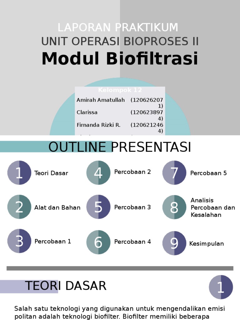 Laporan Praktikum Biofiltrasi POST TEST FIXED | PDF