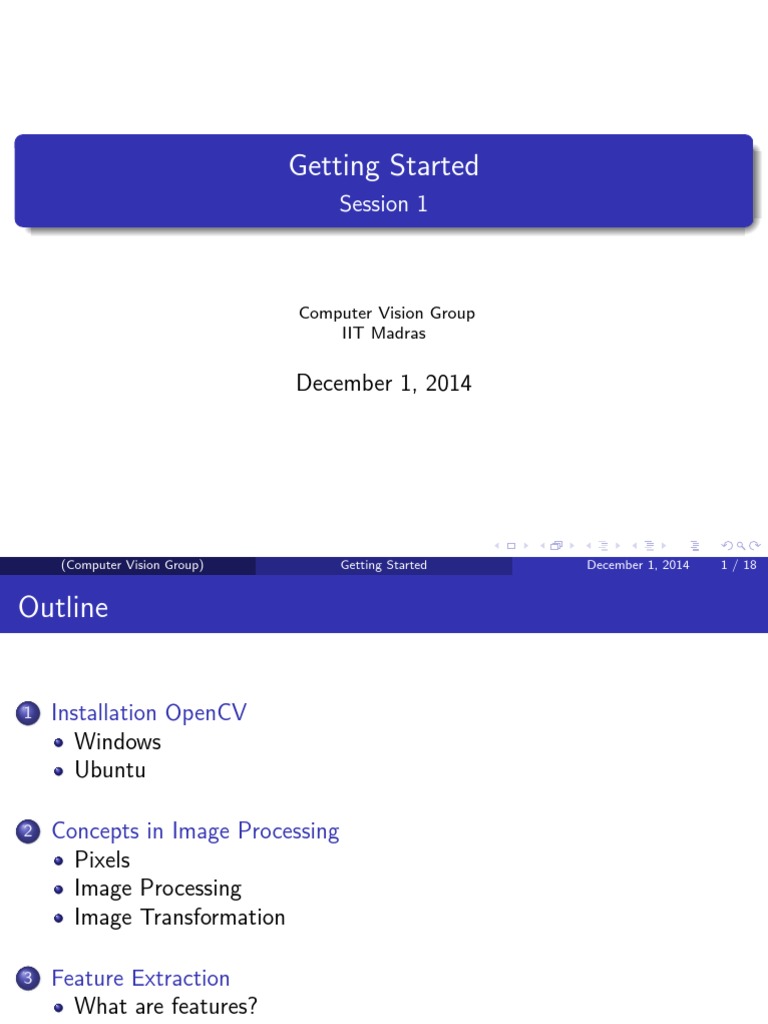 An Introduction to Computer Vision Concepts: Installation of OpenCV ...