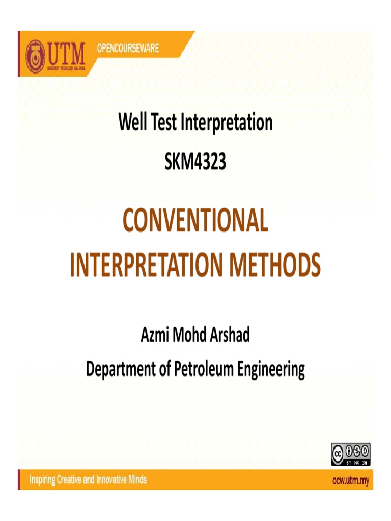 Well Test - Drawdown Week 03 PDF | PDF | Science & Mathematics