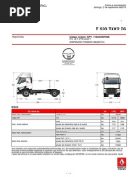 Ficha Tecnica Iveco Trakker 380T41H 6x4 | PDF | Eje | Inyección de combustible