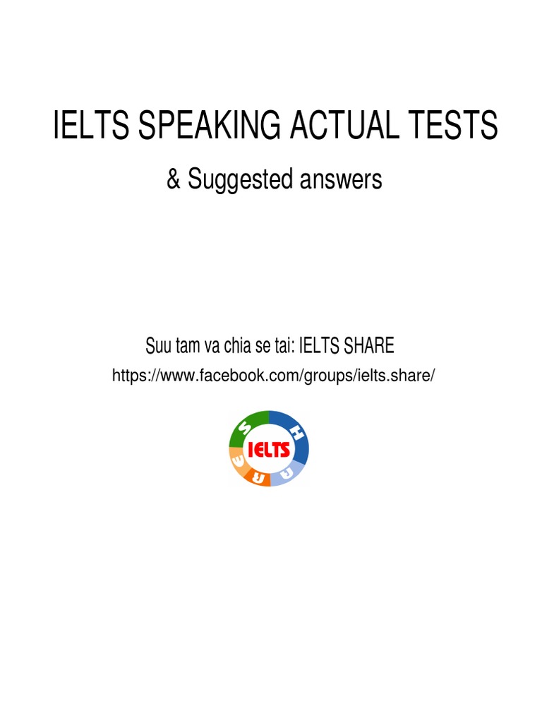 IELTS Speaking Test Questions & Answers | PDF