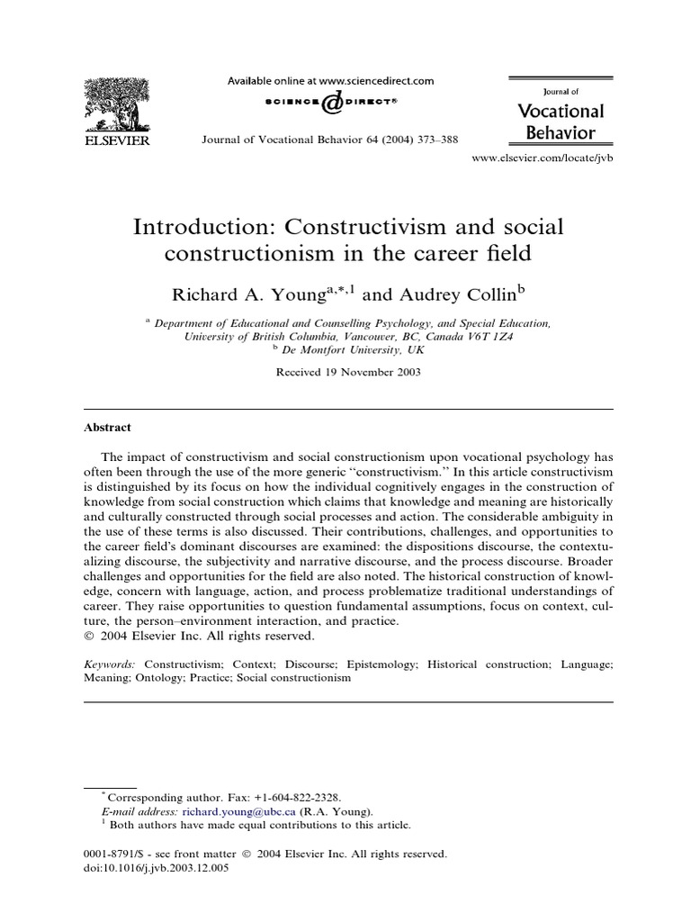 Intro to Constructivism and Social Constructionism | Social ...