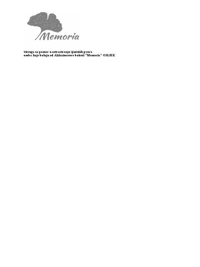 Memorandum - Primjer | PDF