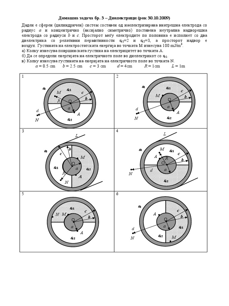 OE1 Domasni Zadaci - Dielektrici | PDF