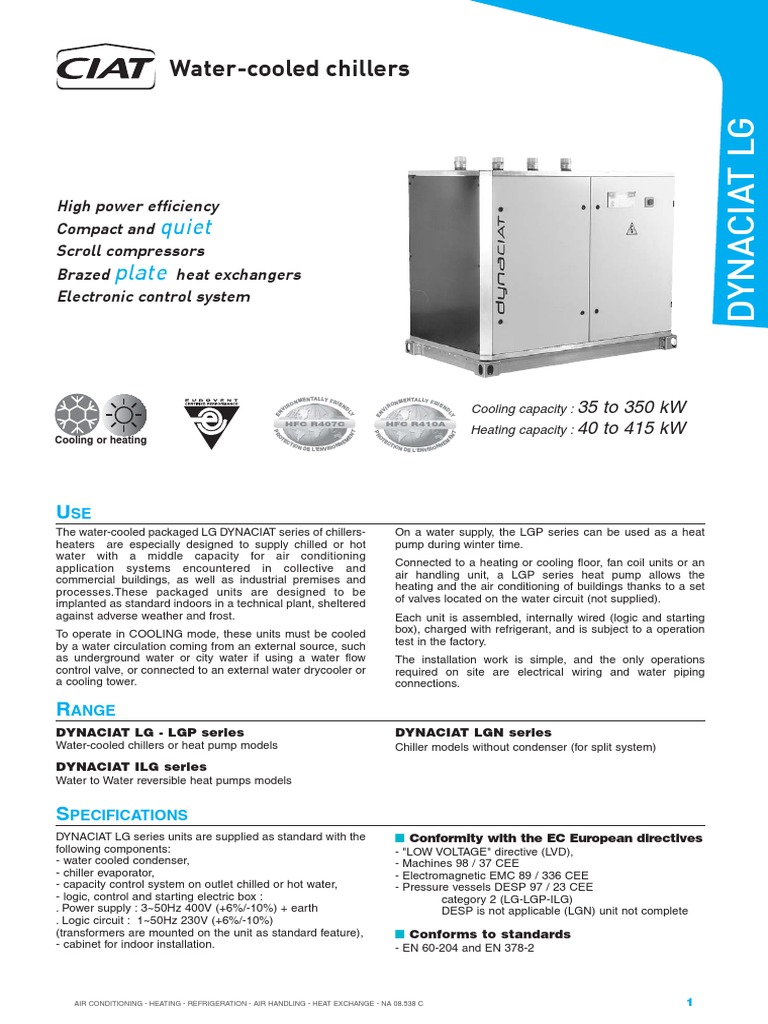 Dynaciat LG LGP | PDF | Heat Exchanger | Air Conditioning
