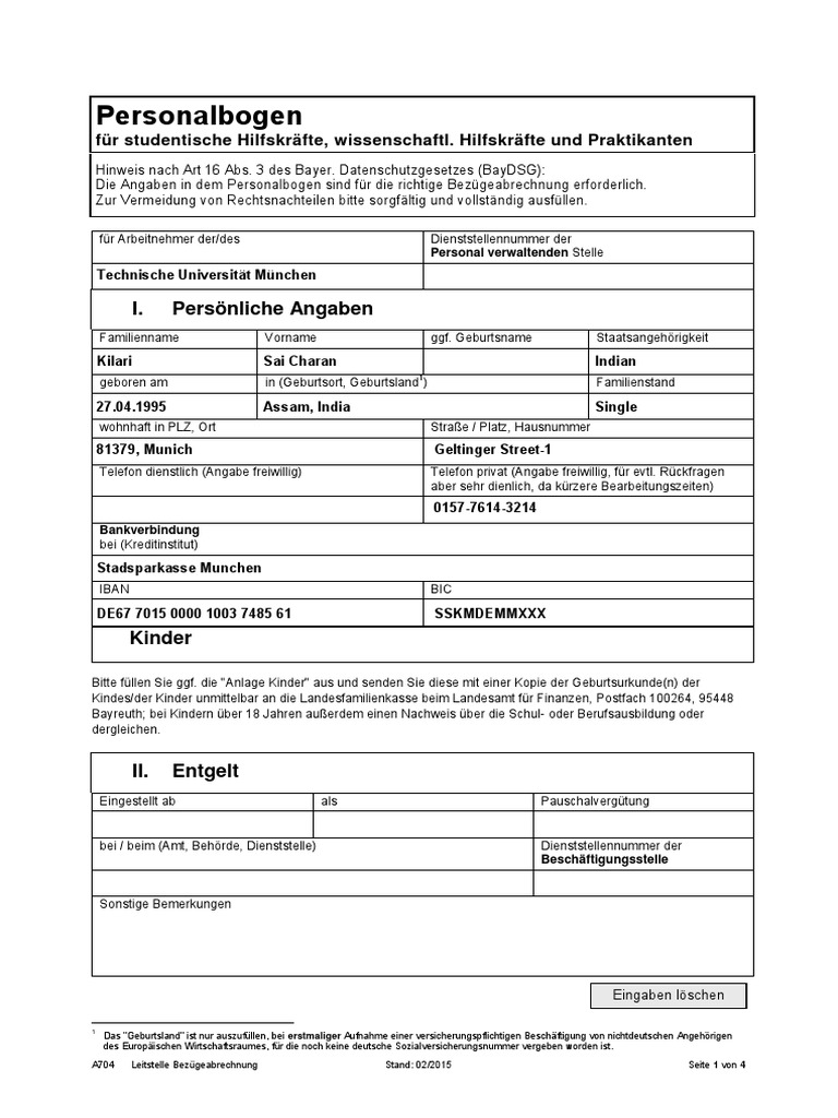 Personalbogen LfF HK 032015