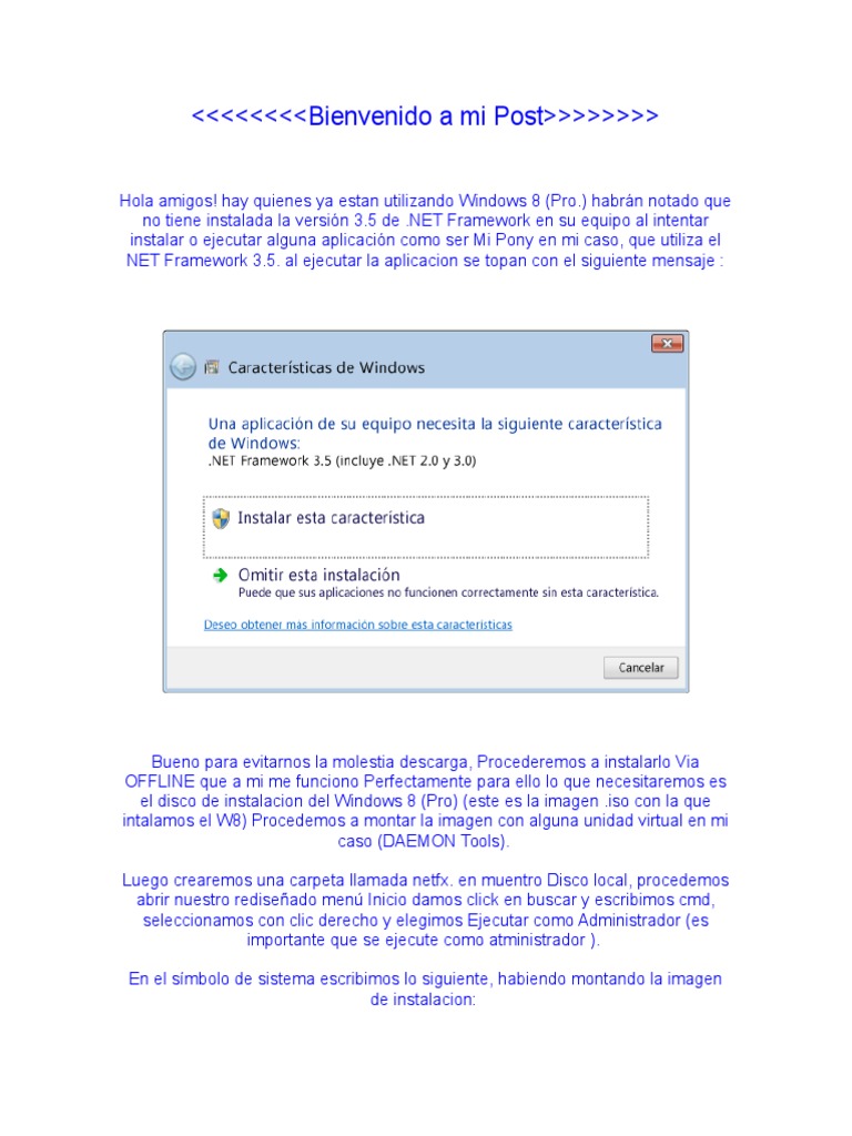 Instlar Net Framework | PDF | Windows 8 | Microsoft Windows