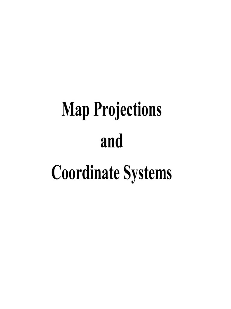 03 Map Projection | PDF | Geodesy | Geophysics