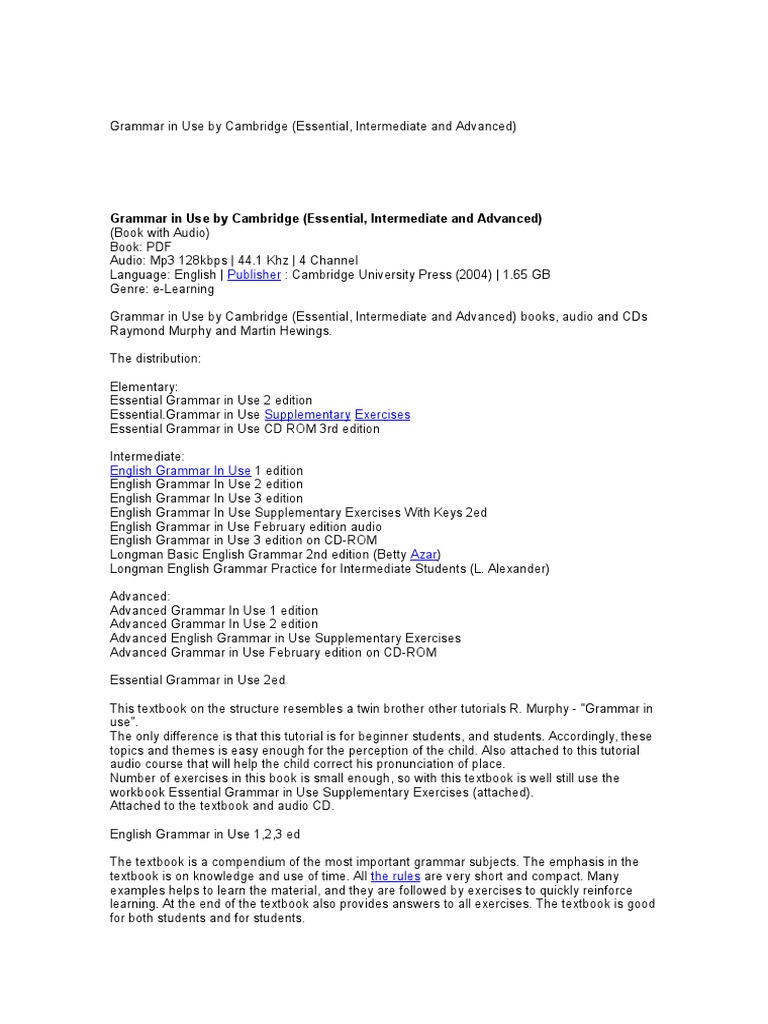 Advanced English Exercises Pdf - skyeyfake