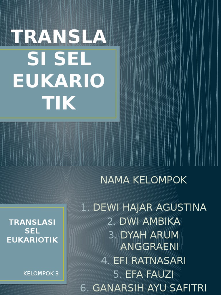 Translasi Sel Eukariotik | PDF