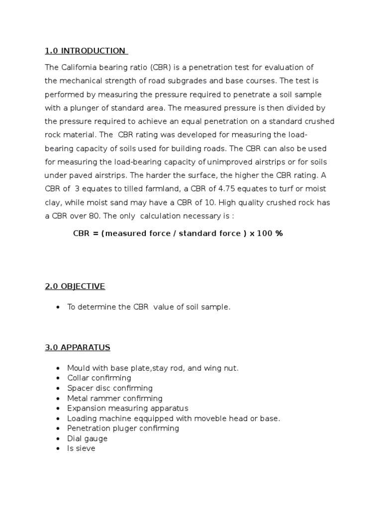 CBR Intro - Procedures Echcbra | PDF