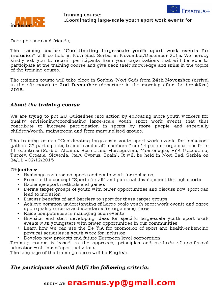 Last Minute Call For Participants | PDF | Serbia | Business