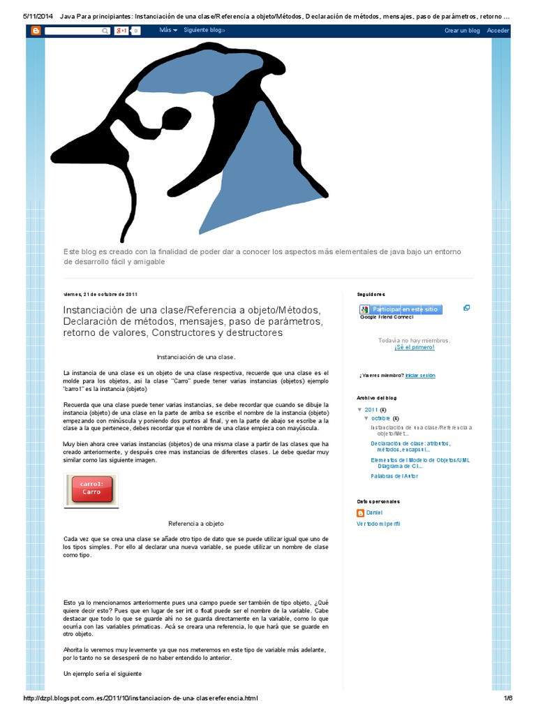 Instanciación de Clases en Java | PDF | Java (lenguaje de programación ...