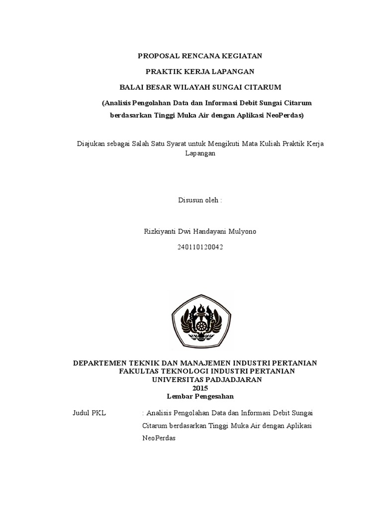 Contoh Proposal PKL | PDF