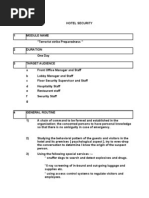 Security and Safety in the Hospitality Industry | Occupational Safety ...