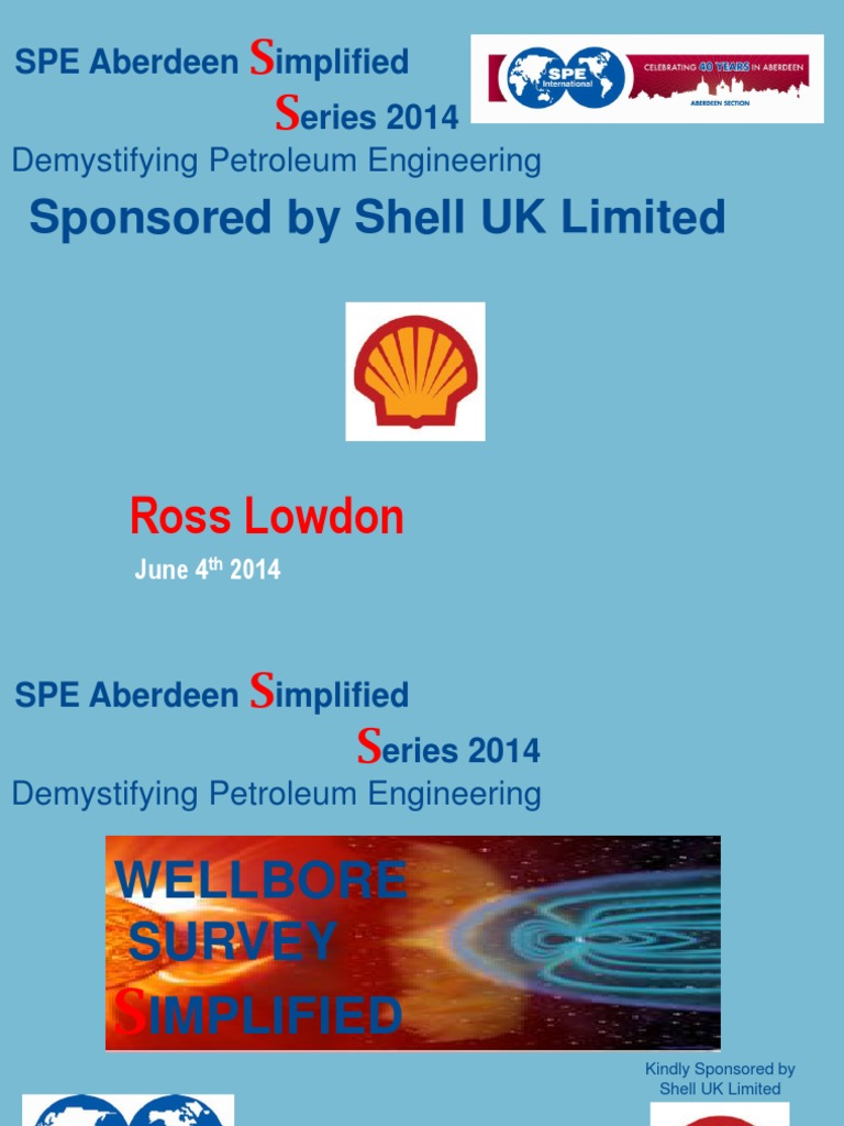 SPE Simplified Series 2014-06-04 (Wellbore Survey Simplified) | PDF ...