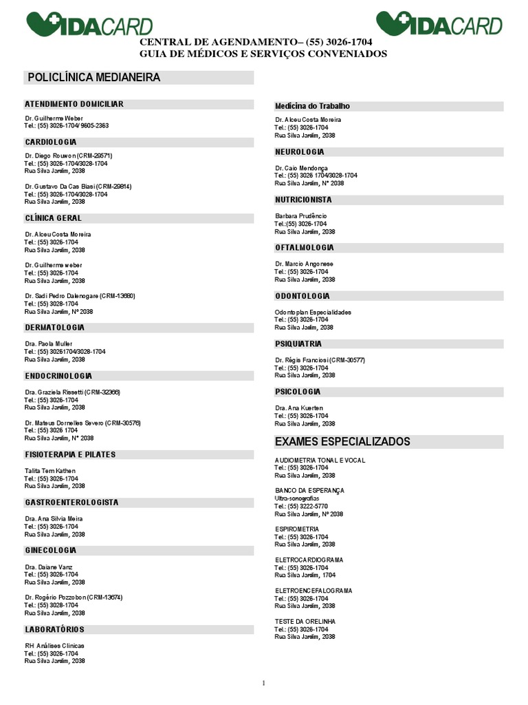 Vida Card | PDF | Brasil